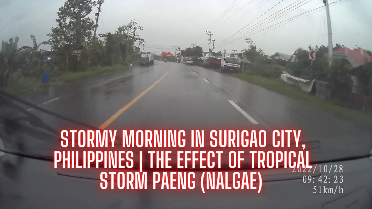 Stormy Morning in Surigao City, Philippines | The effect of Tropical ...